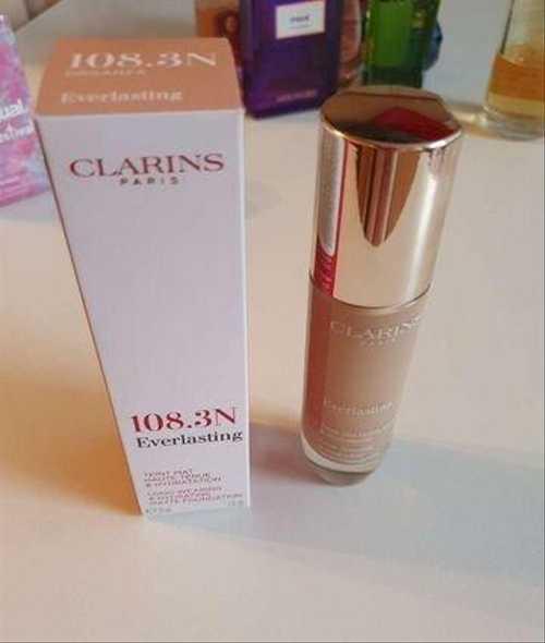 Clarins тональный крем оригинал, новый