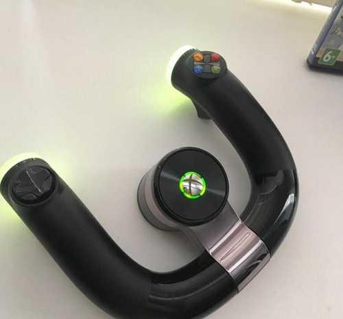 Беспроводной руль для Xbox 360