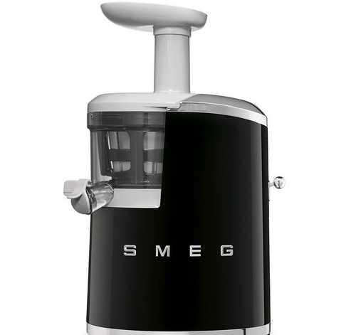 Соковыжималка шнековая Smeg Чёрная