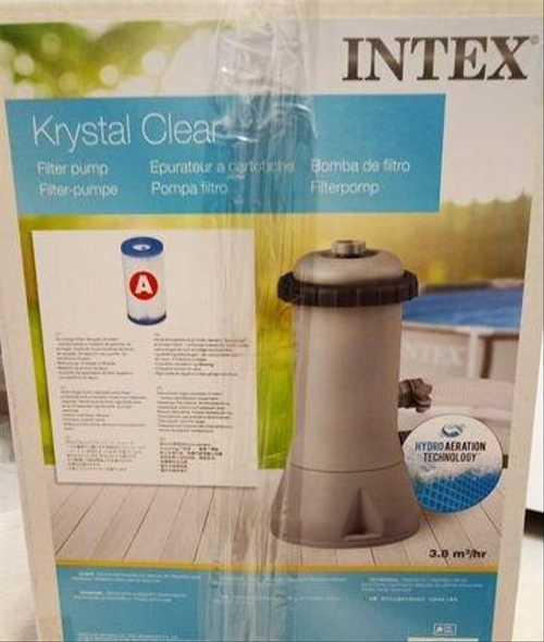 Фильтр-насос для бассейнов Intex Krystal Clear 3,8