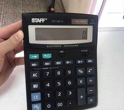 Калькулятор Staff 888-12