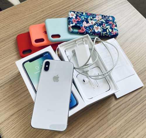 Телефон iPhone X 256гб