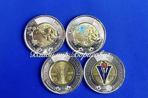Монеты Канада 2 доллара 2020-2021