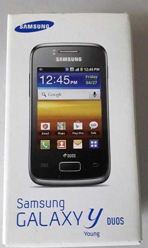 Телефон Samsung Galaxy Y duos GT-56102, белый