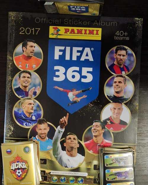 Альбом+много наклеек fifa 365 2017