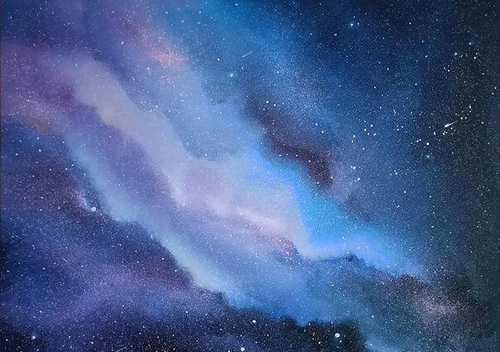 Картина космос Картина маслом "Млечный путь"