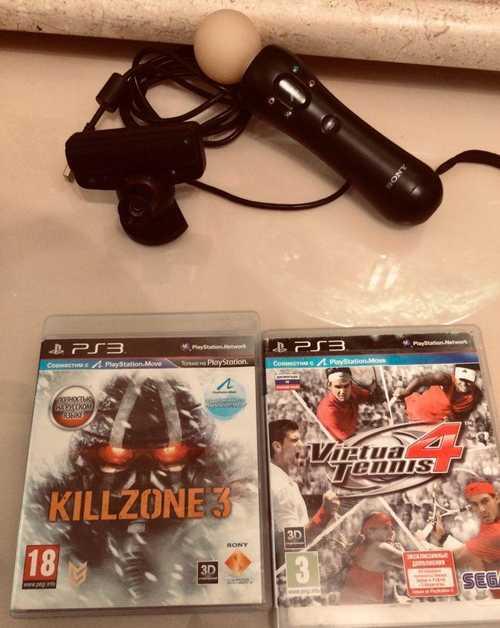 Продам комплект для PlayStation 3 Move - джостик+к