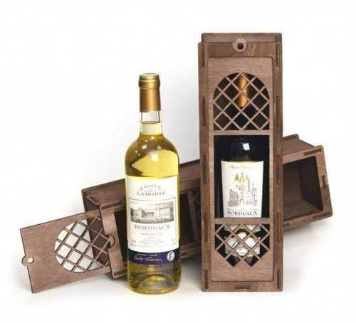 Футляр - коробка для вина подарочный