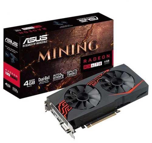 Видеокарта Asus Radeon RX 470 mining-RX470-4G