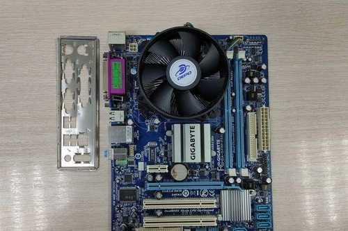 Комплект MB Gigabyte s775 + Pentium E6300 + Cooler