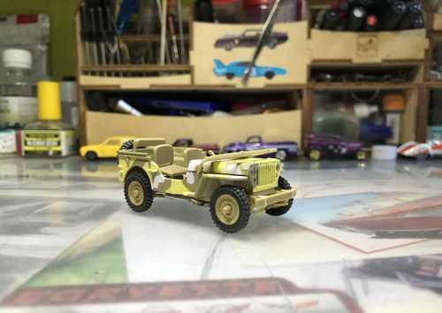 Лом 1/43 Willys Jeep CJ-2A Cararama