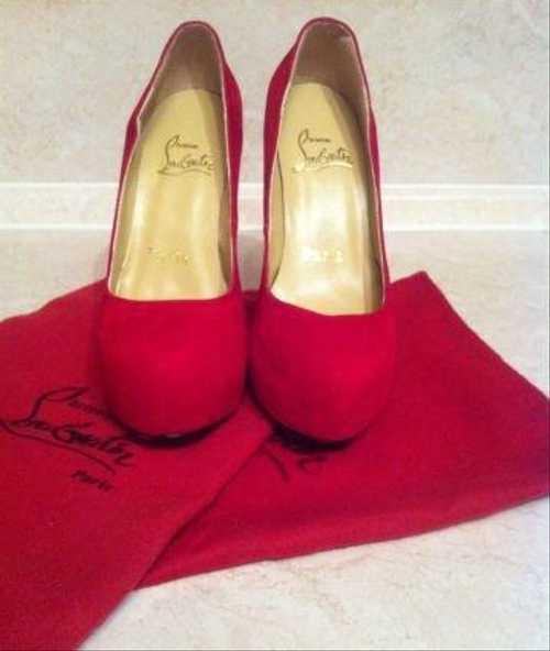 Новые туфли "christian louboutin "