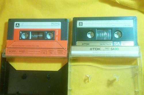 Аудиокассеты Maxell ul60 & TDK sa90