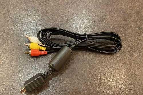 Кабель для подключения к тв Play station тюльпан