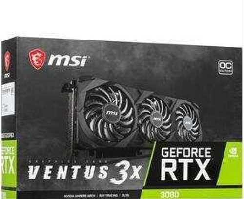 Видеокарта MSI GeForce RTX 3080 ventus 3X OC