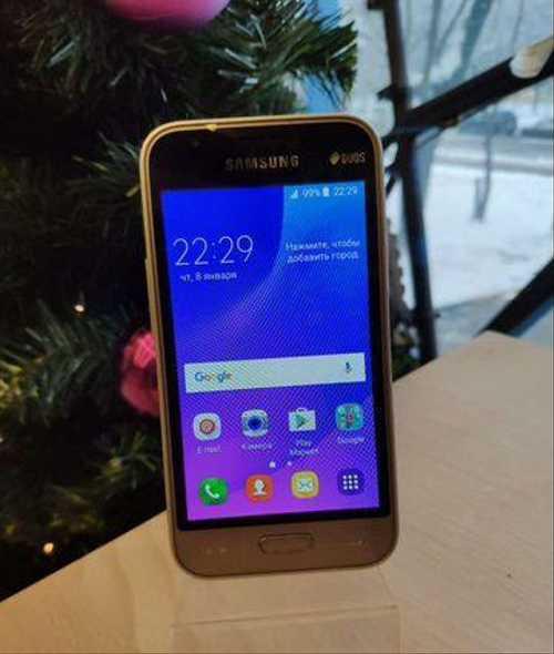 Телефон Samsung j1 mini gold