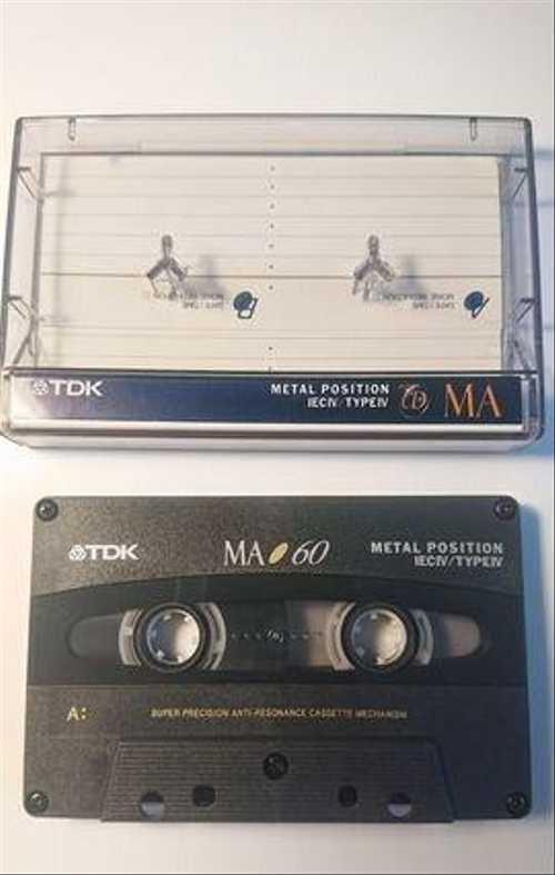 Аудиокассета TDK MA 60. Новая