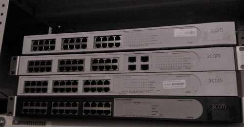 Коммутаторы 3com baseline switch 24 порта