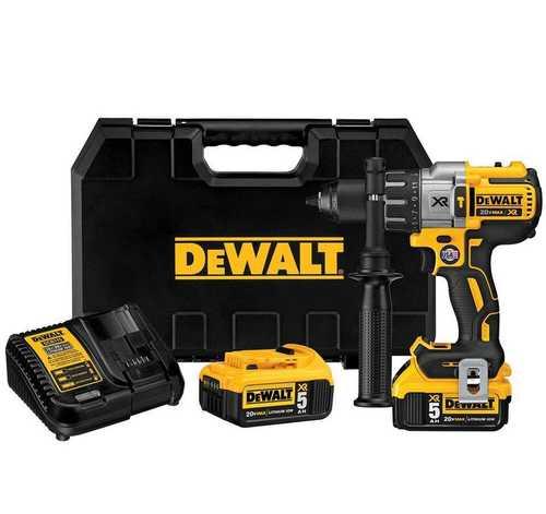 Безщеточный шуруповёрт DeWalt 996 + 5ач+5ач+кейс