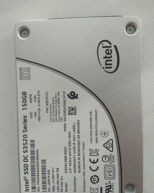 SSD DC S3520 150GB