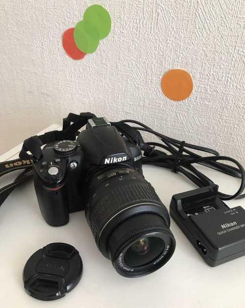 Nikon d3000 с объективом