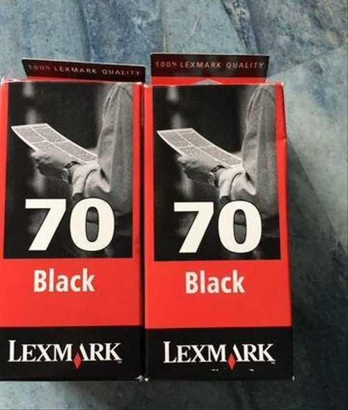 Картридж Lexmark 70 Black Оригинал