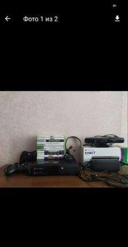 Xbox 360e 4gb.+kinect