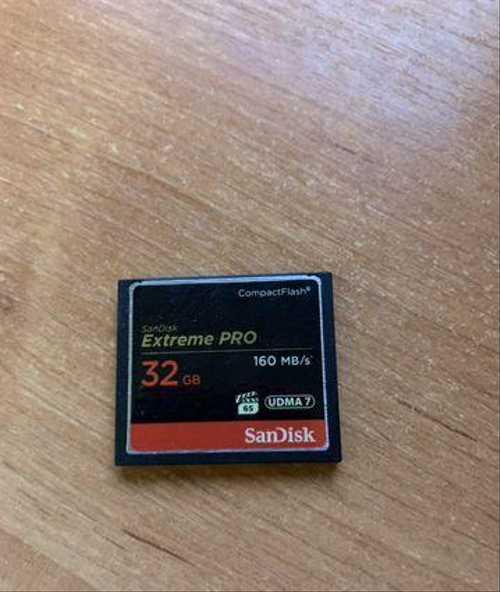Sandisk extreme pro 32gb compact flash cf