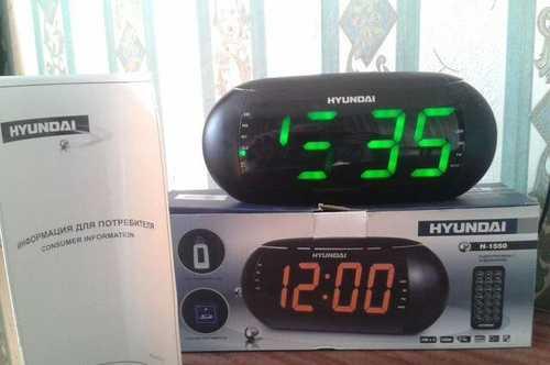 Часы будильник радиоприемник Hyundai h-1550