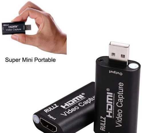 Карта видеозахвата rullz hdmi в usb