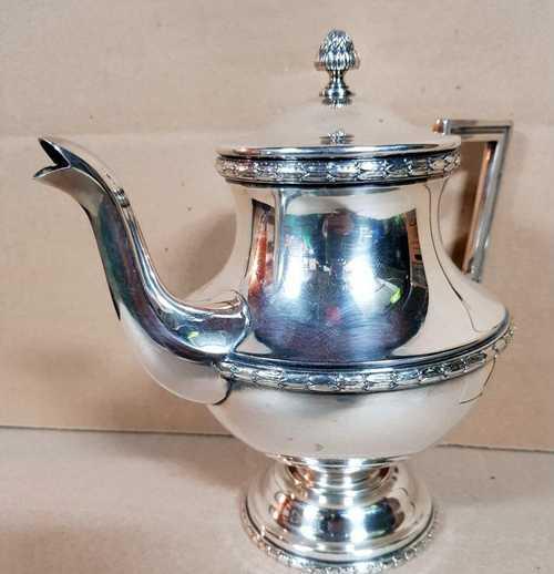 Кофейник посеребрение конец 19 века. Англия