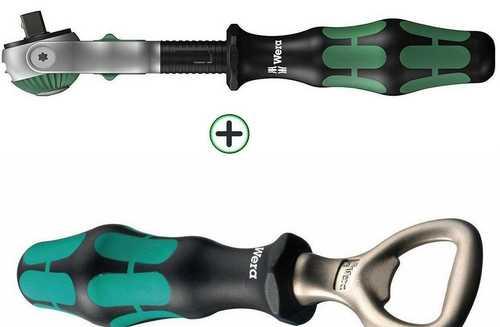 Трещотка Wera Zyklop Speed 3/8 003550 + открывалка