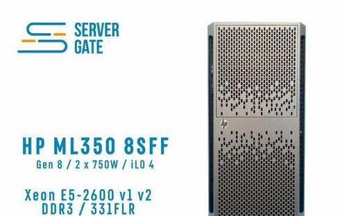 HP ML350 Gen8 8SFF 2 x E5-2667v2 768 GB