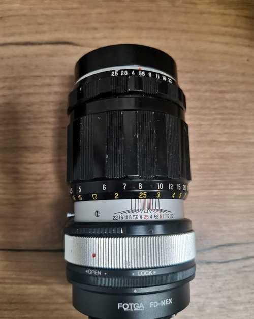 Super-komura 100/2.5 на Sony E, Nex