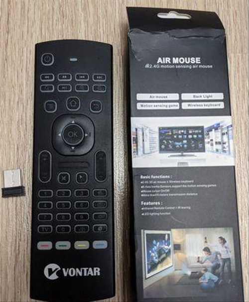 Vontar MX3 аэромышь/программируемый пульт AirMouse