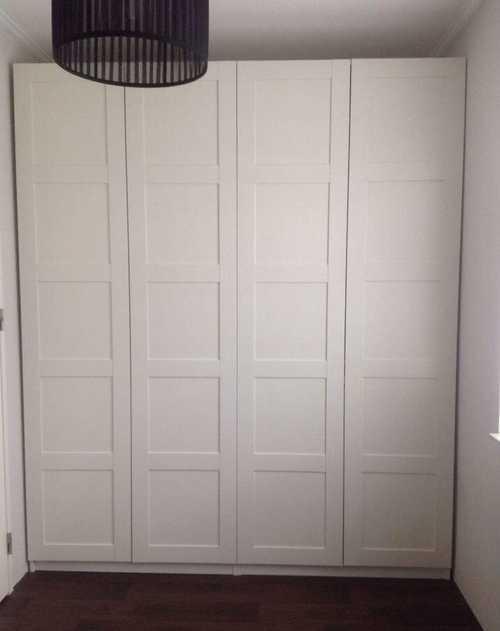 Двери икеа Bergsbo дверь IKEA 50229 белая 1800 р