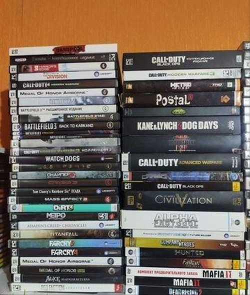 Лицензионные DVD-Box диски с играми