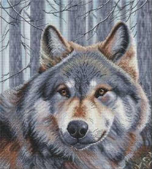 Белоснежка - Набор для вышивания крестом Волк