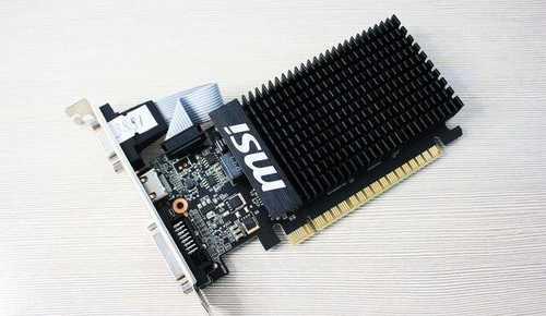 Видеокарта 1 GB GeForce GT710 MSI(GT 710 1GD3H LP)