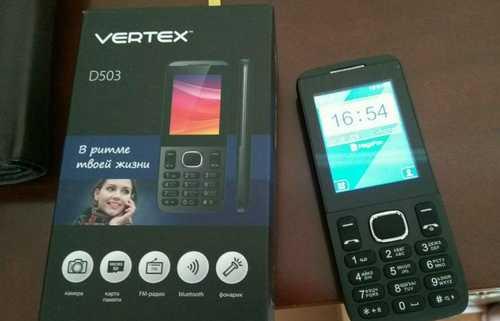 Сотовый телефон Vertex D503 новый