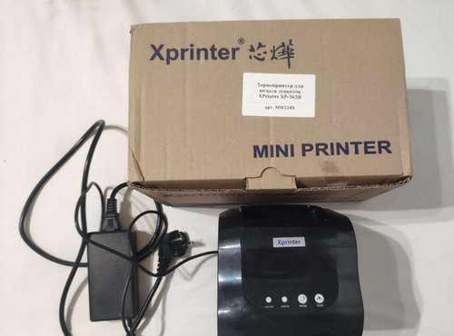 Термопринтер xprinter xp 365b обзор