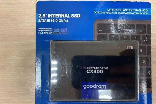 2шт новые - 1Tb SSD Goodram (ssdpr-CX400-01T)