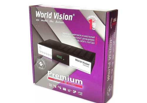DVB-T2, DVB-C, iptv приемник World Vision Premium
