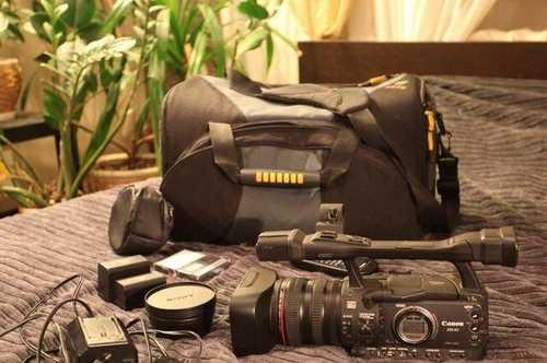 Canon XH A1 + сумка Kata + доп. аккумулятор
