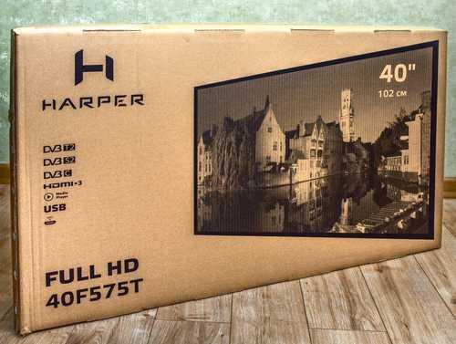 Телевизор Harper full HD 40F575T (новый)