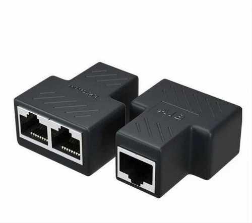 Переходник-разветвитель Ethernet RJ45 (гнездо) 2шт