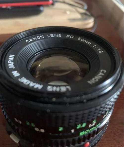 Объектив Canon Lens FD 50mm 1:1.8