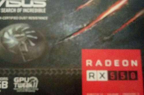 Asus RX550 4gb