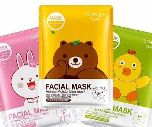 Маски для лица Facial mask Animal