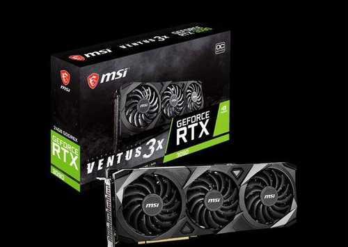 Новая Видеокарта MSI GeForce RTX 3090 ventus 3X OC